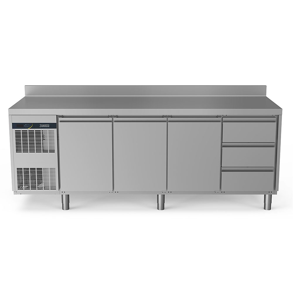 NPT Active HP Premium Refrigerated Counter - 590lt, 3-Door, 3-Drawer ...