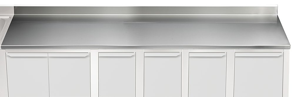 Modular Preparation 4000 mm Work Top with Upstand (121178) | Electrolux ...