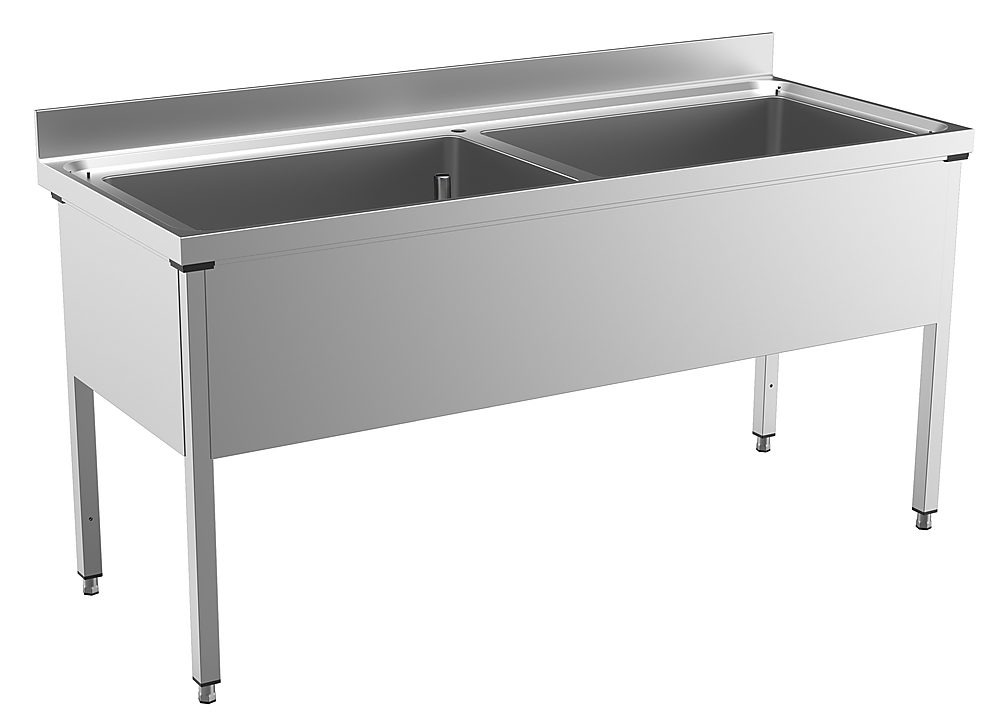 Standard Preparation 800x500 mm Soaking Sink with 2 Bowls (132816 ...