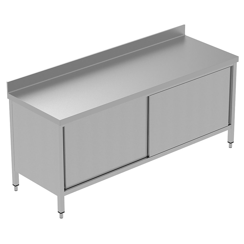 PLUS - Static Preparation 2000 mm Worktop Cupboard with Upstand (134038 ...