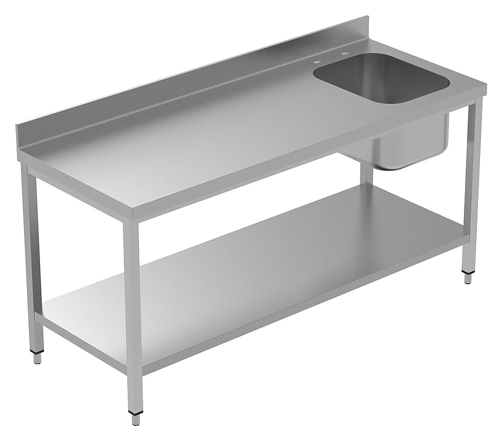 PLUS - Static preparation 1800 mm Work Table with Upstand and with ...