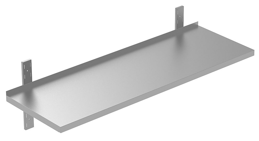 PLUS - Static Preparation 1200 mm Solid Wall Shelf with Brackets ...