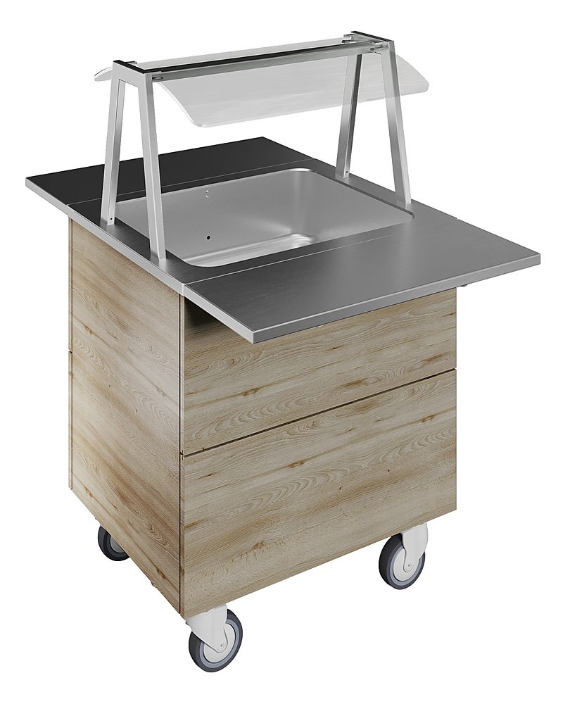 Flexy Compact Refrigerated well on cupboard, static (2GN) with wheels ...