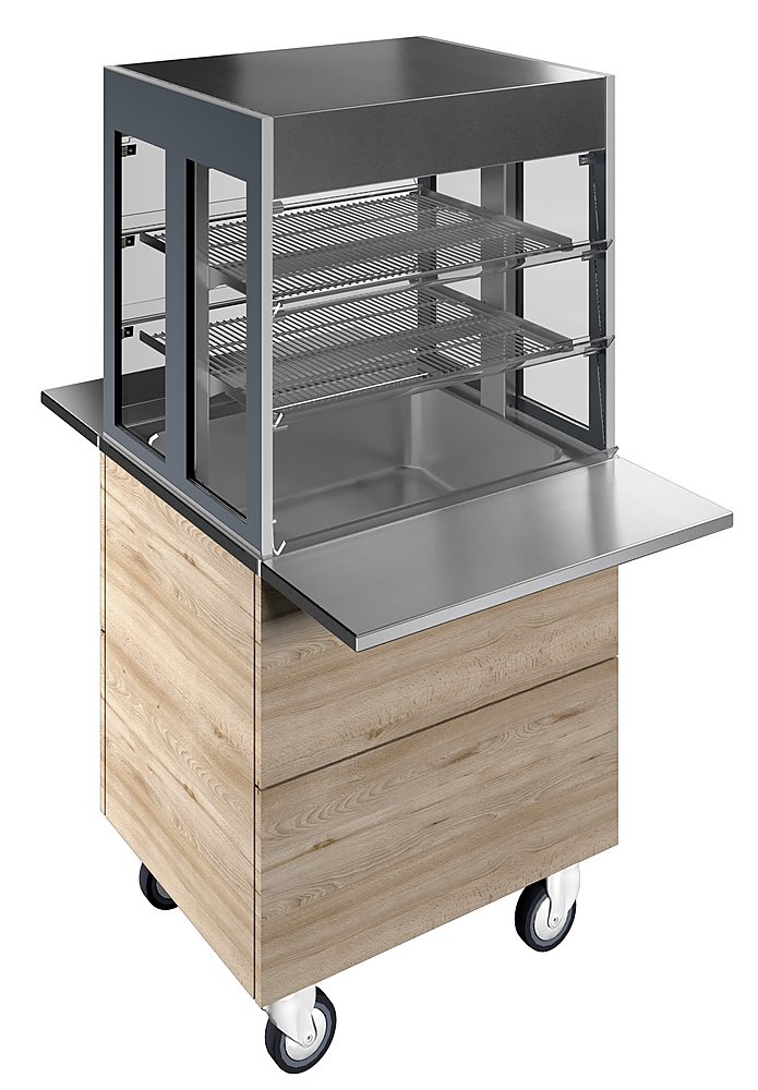 Idea Refrigerated well on cupboard with refrigerated display, compact ...