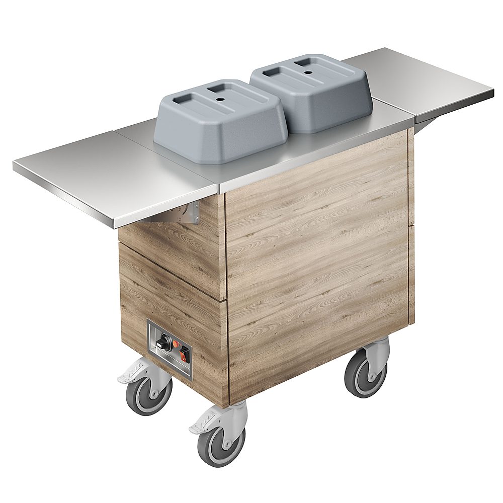 Flexy Compact Heated Plate Dispenser Trolley, 2 cylinders - Ø180-250 mm ...