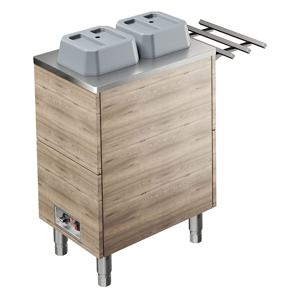Flexy Compact Heated Plate Dispenser Trolley, 2 cylinders - Ø180-250 mm ...