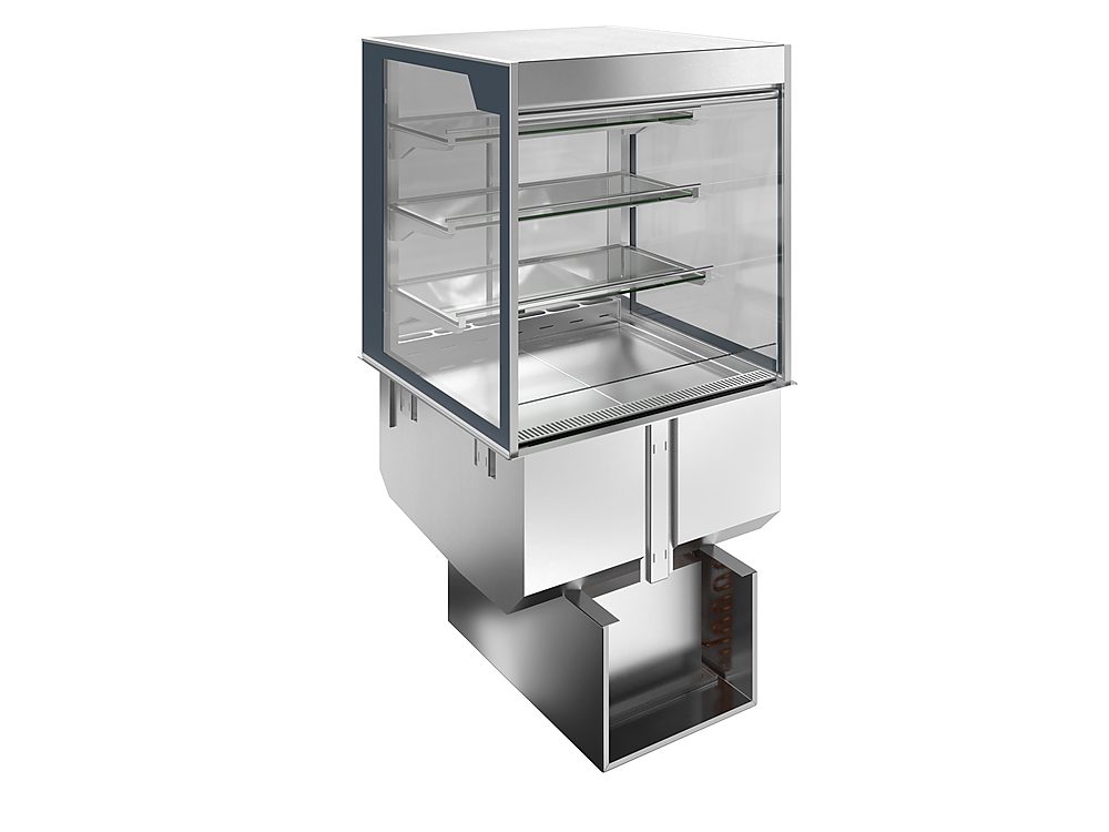 Drop-In Drop-in refrigerated well with refrigerated display, squared ...
