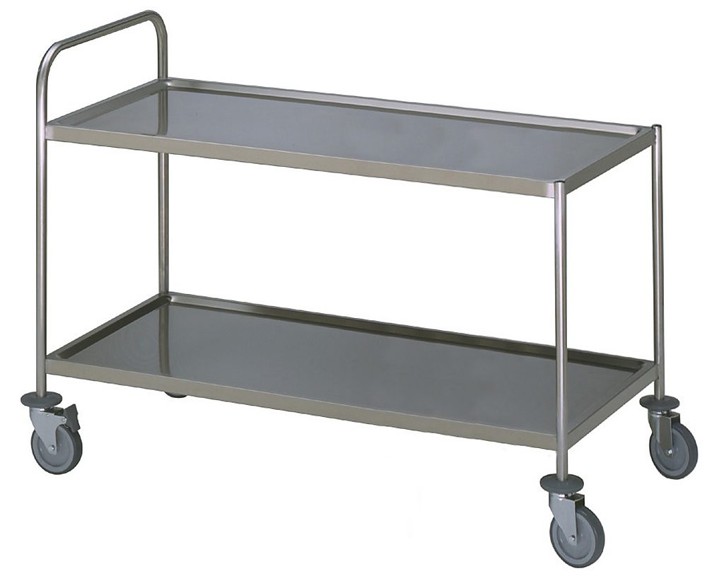 Meal Distribution System 2 Tier Service trolley with 1 handle 900x800mm ...
