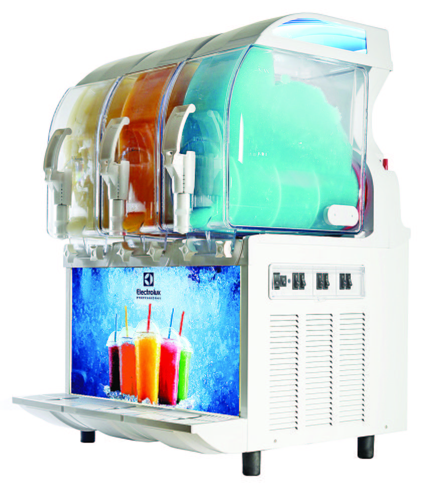 Frozen Frozen granita dispenser with 3 bowls, mechanical control and ...