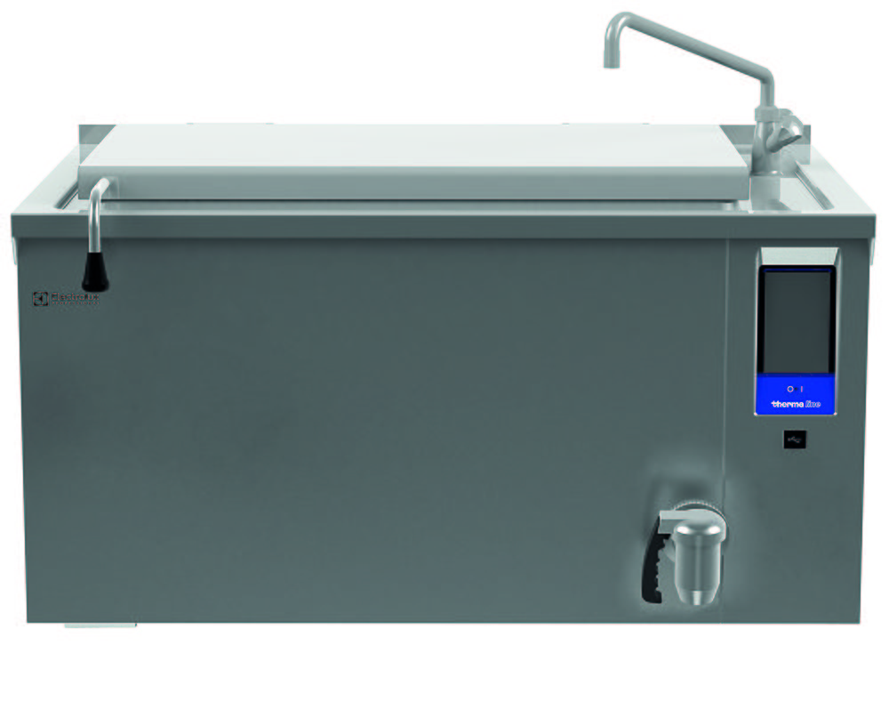 High Productivity Cooking Steam Rectangular Boiling Pan, 200lt Hygienic ...