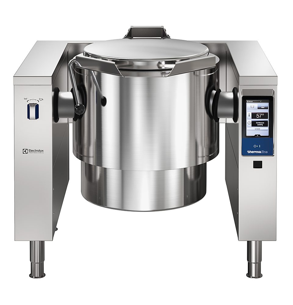 High Productivity Cooking Electric Tilting Boiling Pan, 60lt Hygienic ...