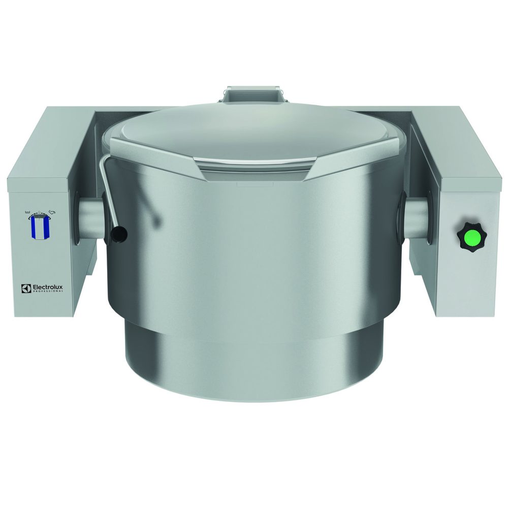 High Productivity Cooking Steam Tilting Boiling Pan, 100lt Wall mounted ...