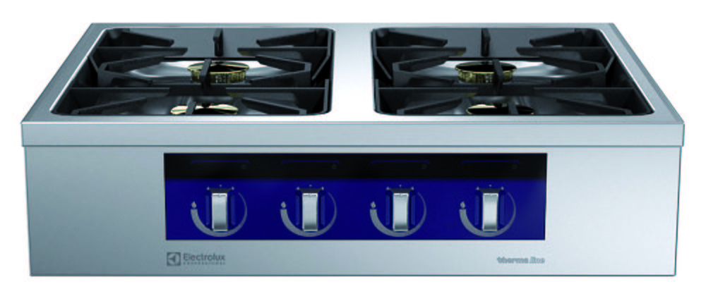 Modular Cooking Range Line thermaline 90 - 4-Burner Gas Top, 1 Side ...