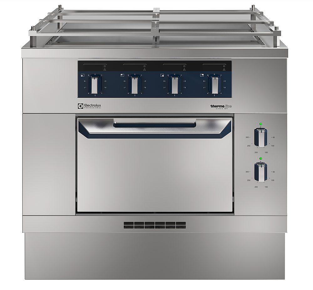 Modular Cooking Range Line thermaline 90 - 4 Zone Induction Top on Oven ...