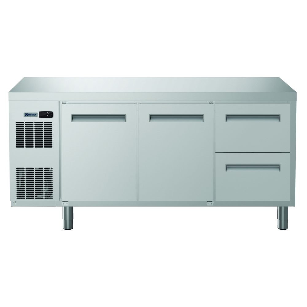 Digital Undercounter Refrigerated Counter - 2 Door and 2 1/2 Drawer ...