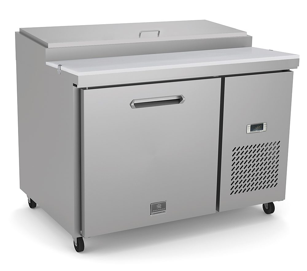 Refrigeration Equipment 1-Door Pizza Prep Table 48" Long 6-1/3 Pan ...