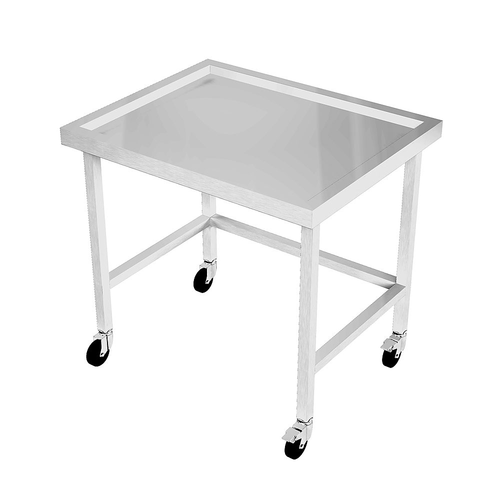 Handling System Storage table with 4 legs with wheels, 1000x800mm ...