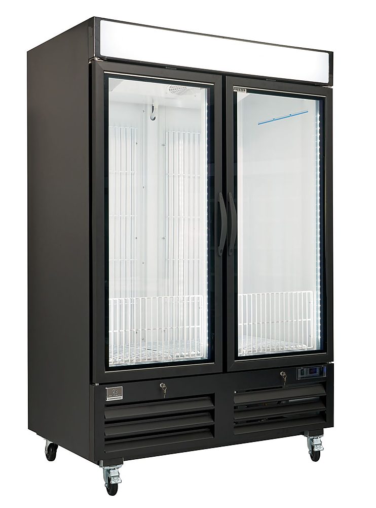 Refrigeration Equipment 2-Hinged Glass Door Full Height Ice Cube ...