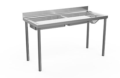 Premium Preparation 1600 mm Meat Processing Table with Upstand (133069 ...