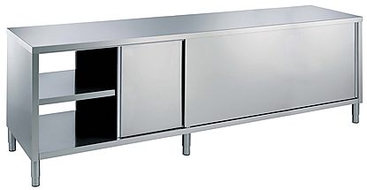 Standard Preparation 1800 mm Passthrough Worktop Cupboard with Shelf ...