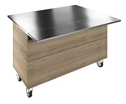 Flexy Compact Ambient unit on cupboard (4GN) with wheels, H=900mm ...