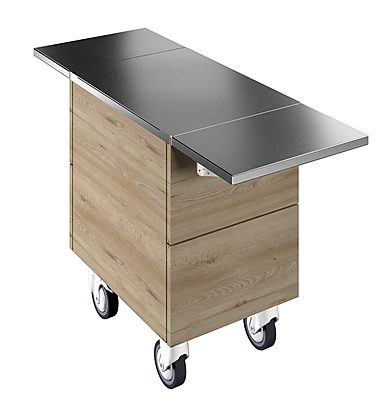 Flexy Compact Ambient unit on cupboard (1GN) with wheels, H=750mm ...