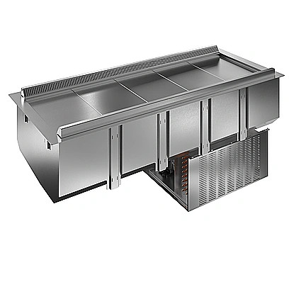 Drop-In Drop-in refrigerated well, ventilated (5 GN container capacity ...