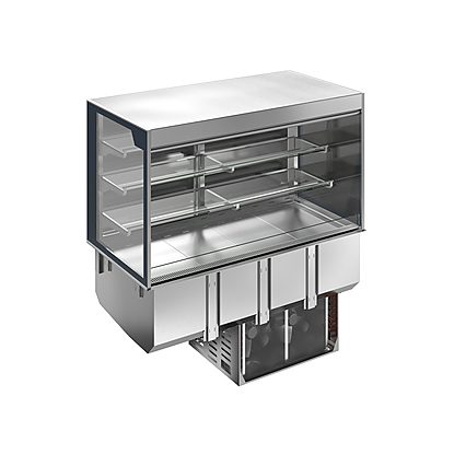 Drop-In Drop-in refrigerated well with refrigerated display, squared ...