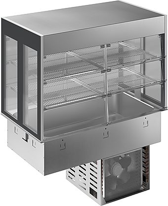 Drop-In Drop-in refrigerated well with refrigerated display, compact ...