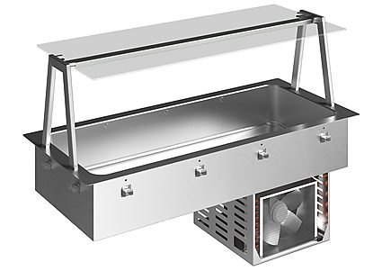 Drop-In Drop-in refrigerated well, static (4 GN container capacity ...