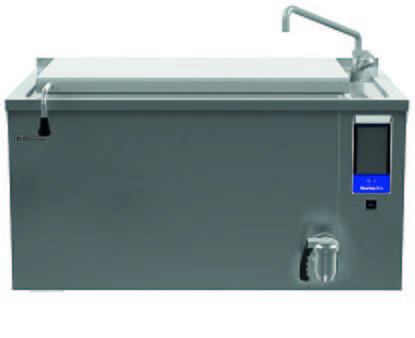 High Productivity Cooking Steam Rectangular Boiling Pan, 300lt Hygienic ...