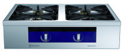 Modular Cooking Range Line thermaline 90 - 4-Burner Gas Top, 2 Sides ...