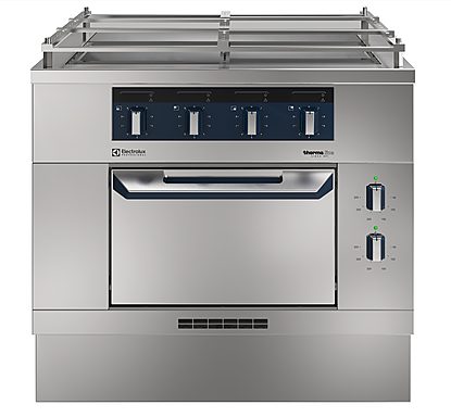 Modular Cooking Range Line thermaline 90 - 4 Zone Induction Top on Oven ...