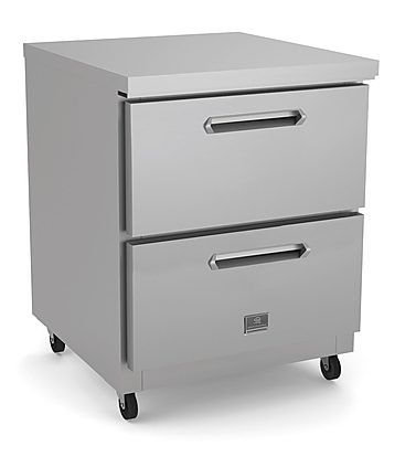 Refrigeration Equipment 2-Drawer Refrigerator Under Counter 27" Long ...