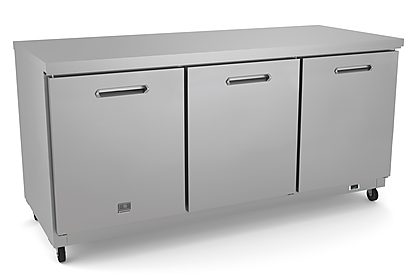 Refrigeration Equipment 3-Door Under Counter Refrigerator 72" Long ...