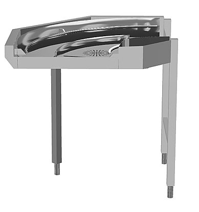 Handling System for Rack Type Unloading Dishwashing Driven 90° Curve ...