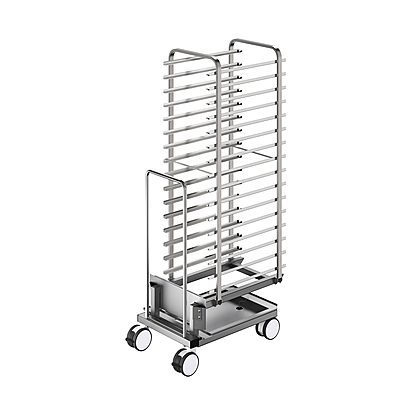 Cooking accessories Bakery/pastry trolley with rack holding 600x400mm ...