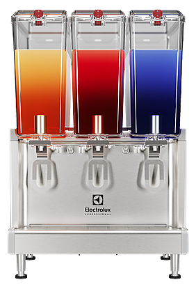 Simplicity Bubblers Chilled Beverage Dispensers 3x18 L, agitator model ...