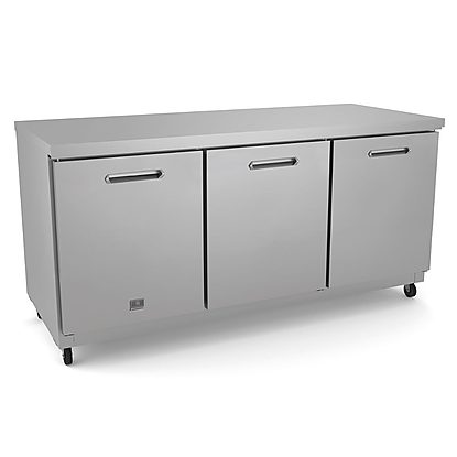 Refrigeration Equipment 3-Door Under Counter Refrigerator 72" Long 32 ...