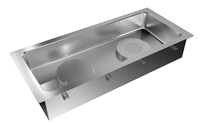 Drop-In Drop-in bain-marie, air ventilated, with one well (4 GN ...