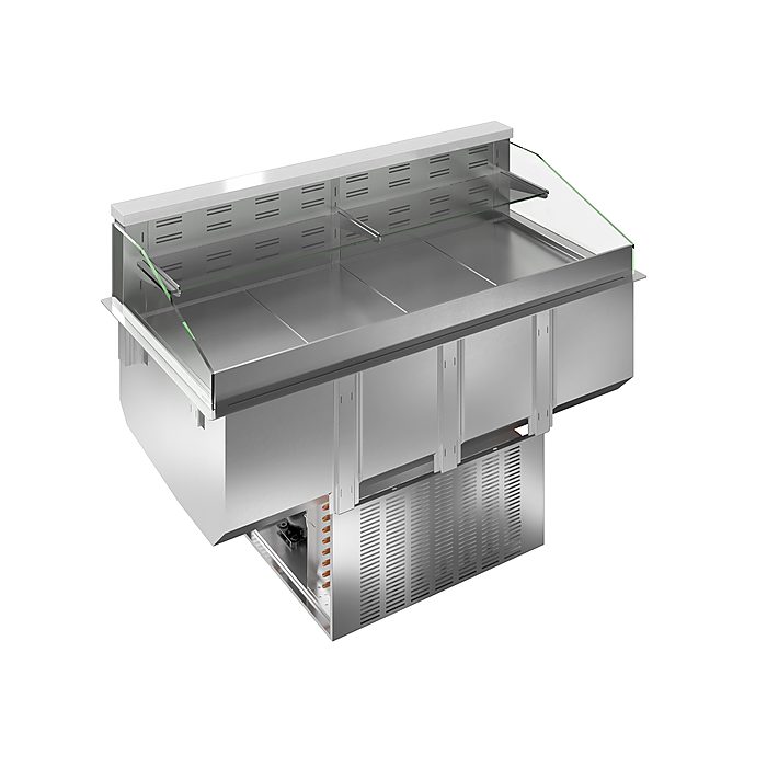 Drop-In Drop-in refrigerated well, ventilated, 1 refrigerated shelf and ...