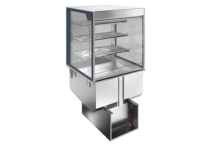 Drop-In Drop-in refrigerated well with refrigerated display, squared ...