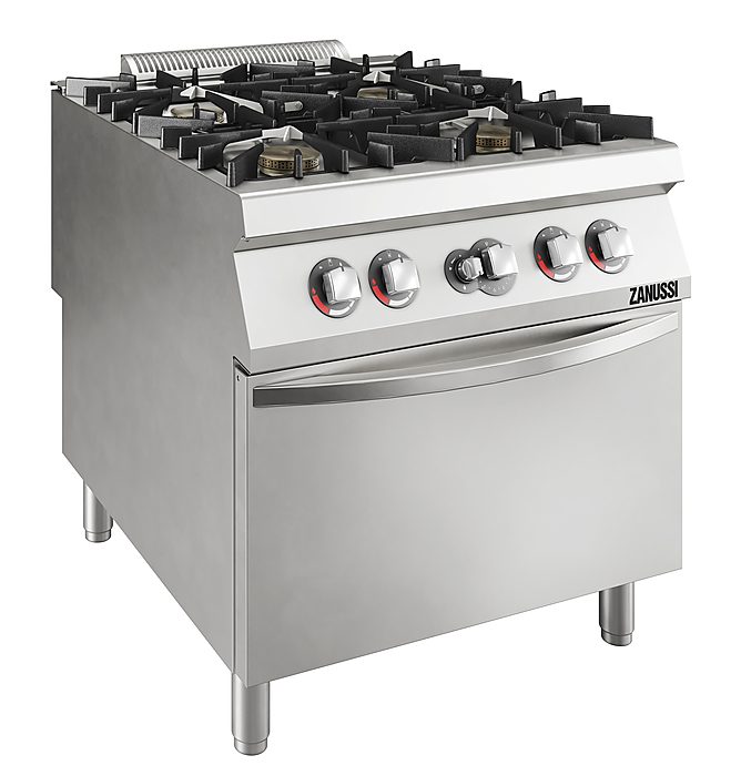 Modular Cooking Range Line EVO900 4-Eco Burner Gas Range 10kW on Gas ...