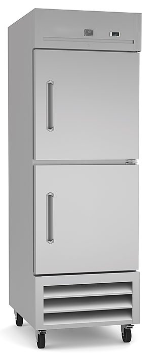 Refrigeration Equipment 2-Half Door Full Height Refrigerator 27" Long ...