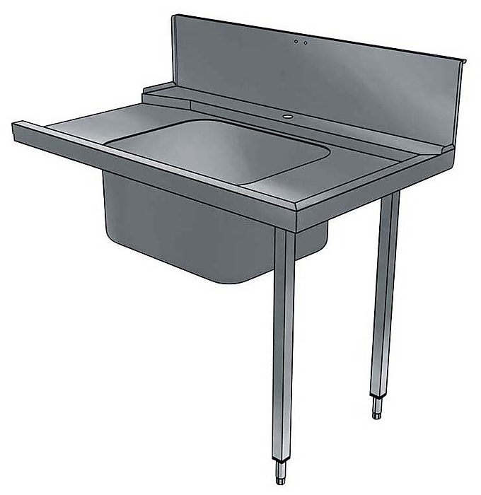 Handling System for Hood type Pre-wash Table with 600x500 Bowl Right to ...